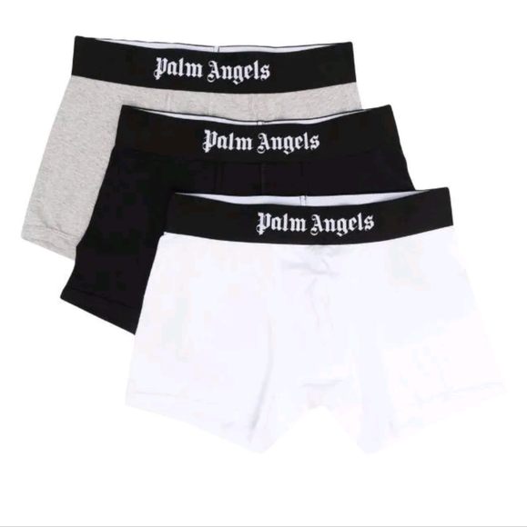 Palm Angels | Underwear & Socks | Palm Angels Logo Boxer Tripack ...